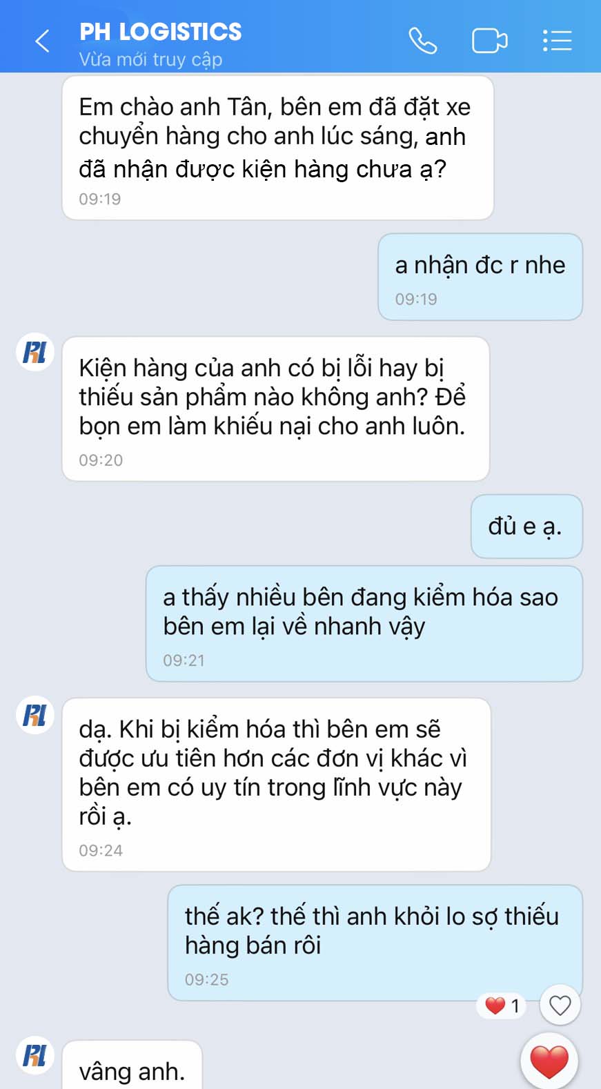 PH Logistics đơn vị vận chuyển hàng Trung Việt chính ngạch